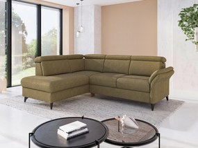 XXXLutz ROHOVÁ SEDAČKA, textil, olivově zelená Sit & More - Sedací soupravy - 00014402585X