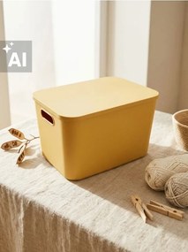 Sinsay - Úložný box s víkem - oranžová