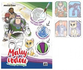 Omalovánky Maluj vodou! Buzz Rakeťák 22x29cm