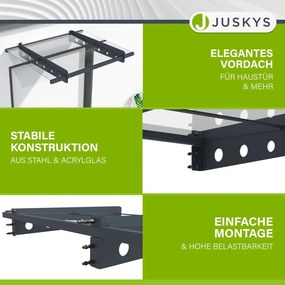 Juskys Vchodová stříška Manila Velikost: 100 × 80 cm