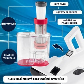 CleanMaxx Cyklónový sterilizační a dezinfekční vysavač s UV-C světlem DES-15061