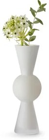 Skleněná váza BonBon White 23 cm Design House Stockholm