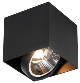 Designové bodové světlo černé čtvercové AR111 - Box