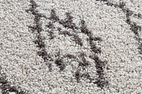Dywany Łuszczów, Běhoun Berber Fez cream, 60x200, bílá, ložnice