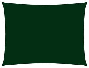 vidaXL Stínící plachta oxfordská látka obdélníková 4x6 m tmavě zelená