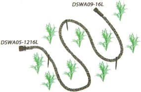 BRADAS Zahradní zavlažovací kapací hadice 15 m 1/2" AQUA-DROP
