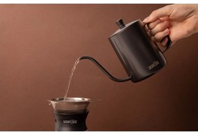 Šedá konvice na přípravu kávy z nerezové oceli 0.6 l La Cafetiere - Kitchen Craft
