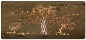 Li-Go "Tři olivy" světelný obraz s baterií 120x60cm varianta: ovládání na obraze bez dálkového ovladače, provedení: dub světlý