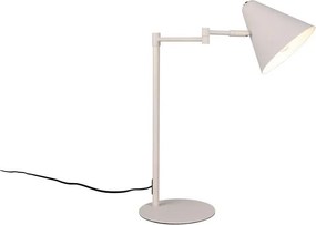 Slonovinová stolní lampa s ohybatelnou konstrukcí (výška 50,5 cm) Cosima – Trio