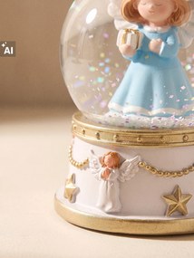 Sinsay - Vánoční sněhová koule s figurkou anděla - vícebarevná