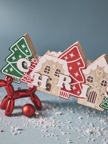 Sinsay - Vánoční stojící dekorace se stromečky - vícebarevná