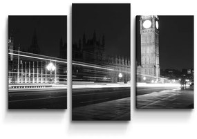 Sablio Obraz - 3-dílný Westminsterský palác - 75x50 cm