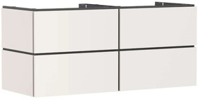 Hansgrohe Xilesa E - Umyvadlová skříňka, 62x138x55 cm, 4 zásuvky, matná béžová 54305780