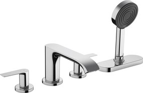 Hansgrohe Vivenis, 4-otvorová baterie na okraj vany, sBox, chromová, 75444000