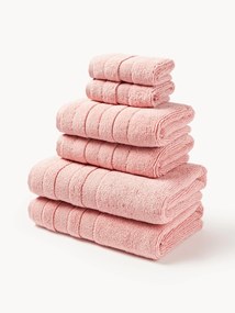 Sada ručníků s pruhovaným lemem Luxe, různé velikosti v sadě