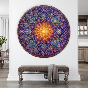 DUBLEZ | Dřevěný obraz - Mandala Magic | UV tisk, Premium