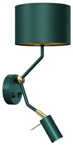 Milagro Flexibilní svítidlo VERDE 1xE27/60W/230V + 1xGU10-MR11/7W zelená MI1718