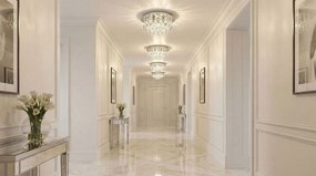 Toolight - Křišťálové závěsné svítidlo G9 3x40W APP1039-C, chromová, OSW-06822