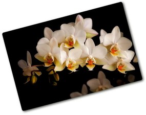 Wallmuralia Deska na krájení tvrzená Orchidej 80x52 cm