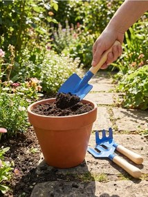 Sinsay - Sada zahradního nářadí 3 pack - světle modrá