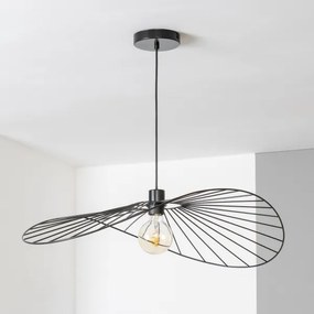 Brilagi - LED Lustr na lanku CERIA WIRE 1xE27/40W/230V 60x80 cm černá