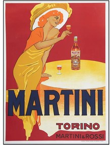 Retro cedule - Martini Wine