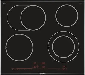 BOSCH PKN675DP1D černá / Sklokeramická varná deska / Série 8 / 4 plotý
