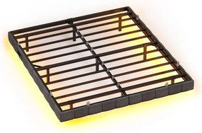Manželská postel s LED podsvícením 180x200 cm RMBB35168G101