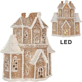 Perníková LED chaloupka Gingerbread Cotti - 18*9*20 cm
