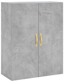 Skříň highboard betonově šedá 69,5x34x180 cm kompozitní dřevo,  3195719