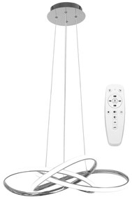 Toolight, Node moderní stropní svítidlo LED + dálkové ovládání APP816-CP, chromová, OSW-03997