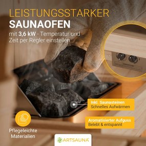 Artsauna Venkovní sauna Cube Nolvik Velikost: XXL