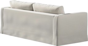 Potah na pohovku IKEA  Karlstad 3-místná, nerozkládací, dlouhý barva šedá látka sametová