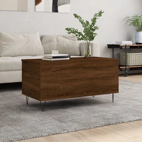 vidaXL Konferenční stolek 90 x 44,5 x 45 cm kompozitní dřevo [830974] Barva: hnědý dub