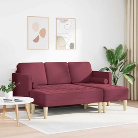 Set pohovek 2 ks Víno Červené Polyester 3329255