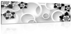 Obraz šperky v černobílém provedení Varianta: 120x40