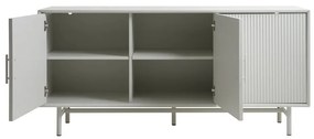 Šedá komoda 160x75x45 cm Palma – Unique Furniture