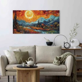 Obraz Venkovská krajina - horská krajina inspirovaná dílem van Gogha