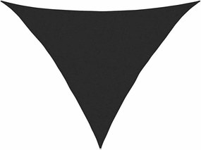 Stínící plachta 160 g/m² černá 2,5 x 2,5 x 3,5 m HDPE 311746