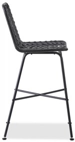 Barová stolička- Černá