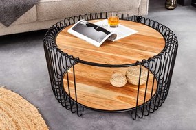 Designový konferenční stolek z masivu Arkos akácie 70cm