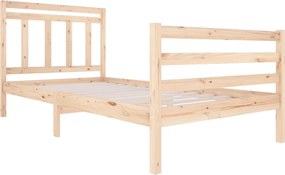 Rám postele masivní dřevo 100 x 200 cm 3100644