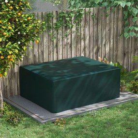 Outsunny Ochranný Kryt na Zahradní Nábytek - Zimní Nepropustný Voděodolný Kryt proti UV - Plachta pro Zahradní Stoly a Patios - Obdélníkový 235 x 190…