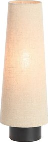 Béžová kovová stolní lampa s textilním stínidlem (výška 42 cm) Howie – Light &amp; Living