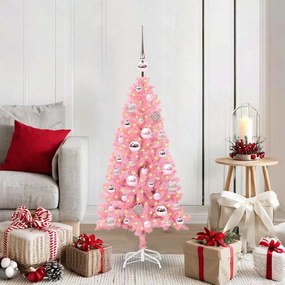 Vánoční stromeček Růžová 120 cm PVC 3396409