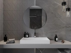 Mexen Alto, kulaté koupelnové zrcadlo 80 cm, 9853-080-080-000-00