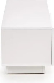 RTV stolek LIVO 120 bílá lesk (38 x 120) cm