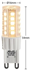 Arcchio LED kolíková žárovka G9 3,5W 2 700K