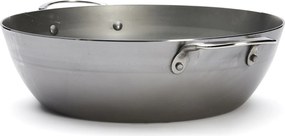 Ocelová hluboká servírovací pánev de Buyer MINERAL B P.24cm 5,5l