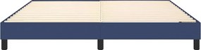 Rám postele s boxspringem modrý 160 x 200 cm textil 3120530
